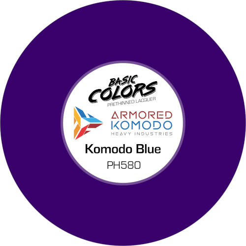 Komodo Blue PH580 50ml Armored Komodo Lacquer Airbrush Hobby Paint ...