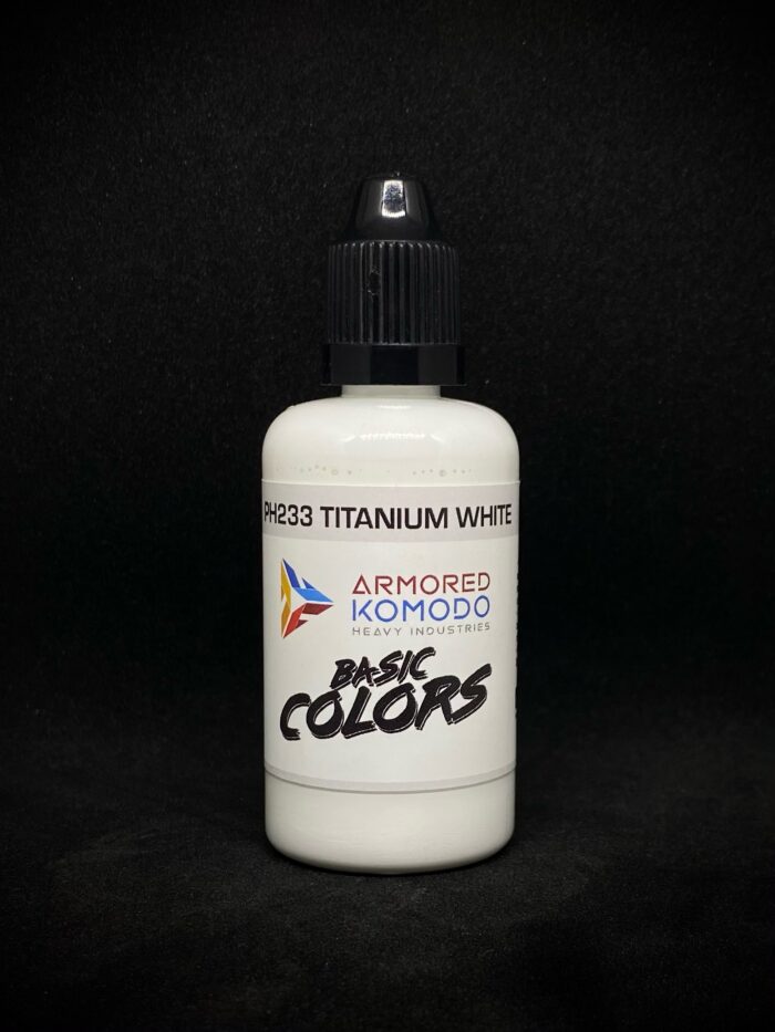 Titanium White PH233 50ml Armored Komodo Lacquer Airbrush Hobby Paint ...
